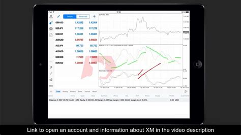 Xm Mobile Trader Using The Mt4 Ipad Application Part 2 Forex Youtube