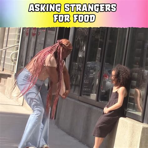 Strangers Give Homeless Girl Food Strangers Give Homeless Girl Food