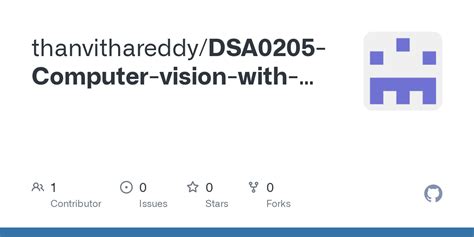 Dsa0205 Computer Vision With Open Cvexperiment 5py At Main