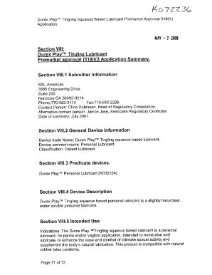 Fillable Online Accessdata Fda Section Viii Fda Form Fax Email Print PdfFiller