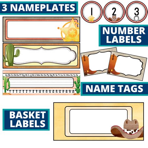 Western Classroom Theme Decor Bundle Clutter Free Classroom Store
