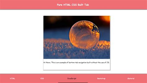 How To Make Bottom Navigation Tabs With CSS OnAirCode