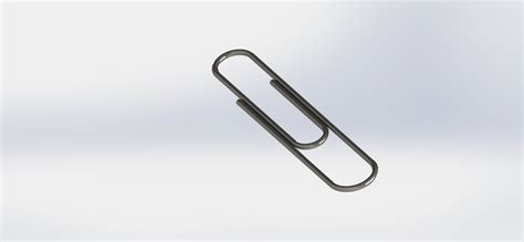 回形针 Solidworks 2022 模型图纸下载 懒石网