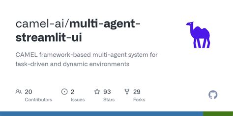 Releases · Camel Aimulti Agent Streamlit Ui · Github