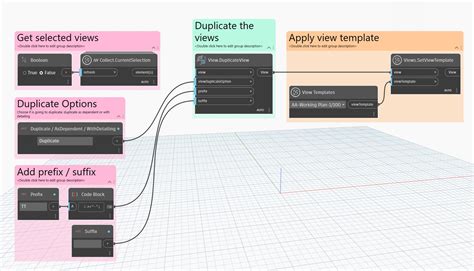 Duplicate Views 1st Time Renaming After That Revit Dynamo