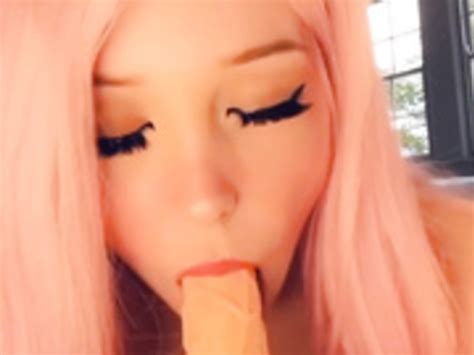 Belle Delphine Sloppy Blowjob