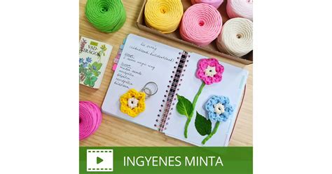 Kis Virág Horgolása Ingyenes Videó