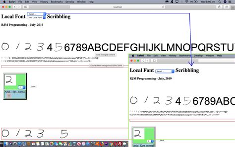 Local Fonts Revisited Application Tutorial Robert James Metcalfe Blog