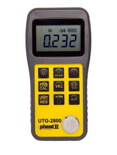 Phase II UTG 2800 Ultrasonic Thickness Gauge UTG 2800 Willrich Precision Instruments