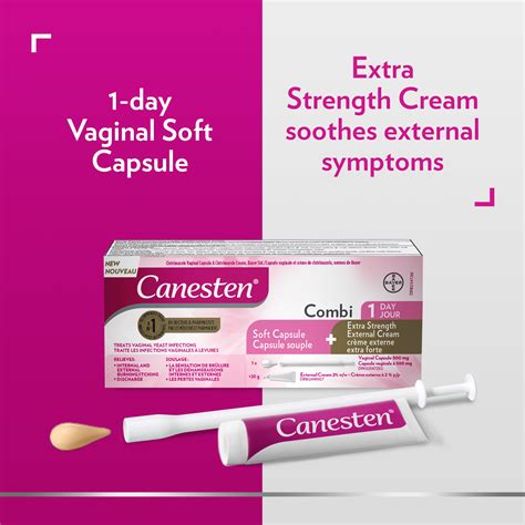Canesten Combi 1 Day Vyi Soft Capsule Cream Canada