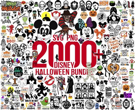 Disney Halloween Bundle Svg Halloween Svg Trick Or Treat Svg