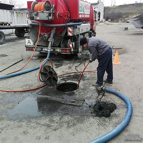 Почистване на септични ями Oтпушване на канали шахти Отводняване на блокове ВиК и ОВ