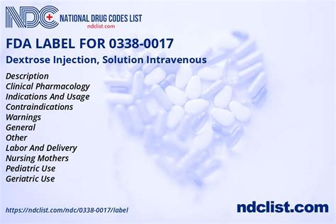 Fda Label For Dextrose Injection Solution Intravenous Indications Usage And Precautions