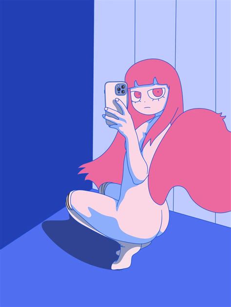 Rule 34 Ass Cellphone Dharam Underfity Edit Long Hair Loose Hair Magenta Eyes Magenta Hair