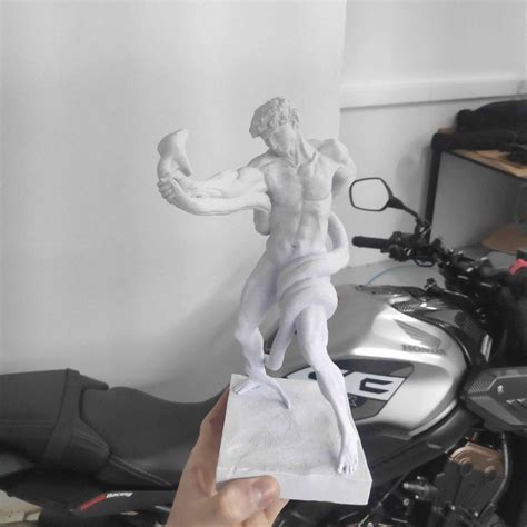 Athlete Wrestling A Python Statue Stl High Quality File Etsy