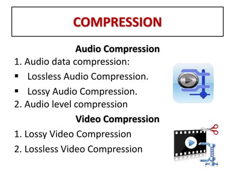 audio and video compression ppt