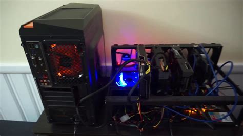 How To Set Up Mining Rig Bitcoin Setting Up Mining Rig For Bitcoin High Res Stock Photo