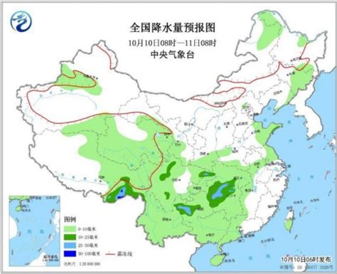 西南地区多阴雨天气 冷空气影响内蒙古东部华北东北荔枝网新闻