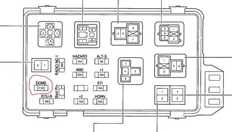 2008 Toyota Camry Interior Fuse Box Diagram Guide