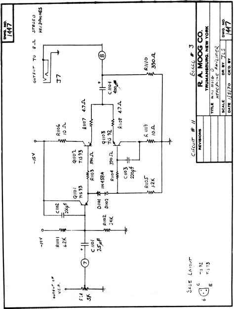 Minimoog Operation Manual Minimoog Schematics Minimoog Sound Charts