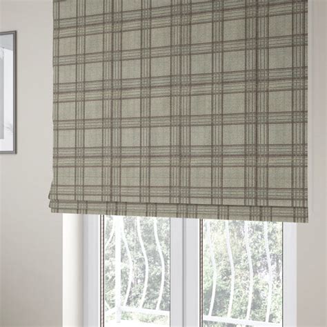 Purple Checks And Tartan Roman Blinds Yorkshire Fabric Shop