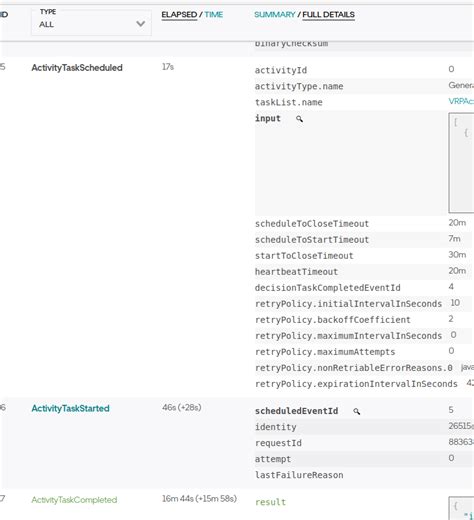 Delay On Showing Activitytaskstarted Event On Historygrid View · Issue 410 · Cadence Workflow