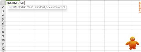 How To Use NORM DIST Function In Excel Monkidea Analytics Idea Of Wisdom With Analytics