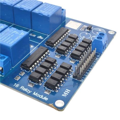 Módulo Relê De 16 Canais Com Led E Optoacoplador 5v