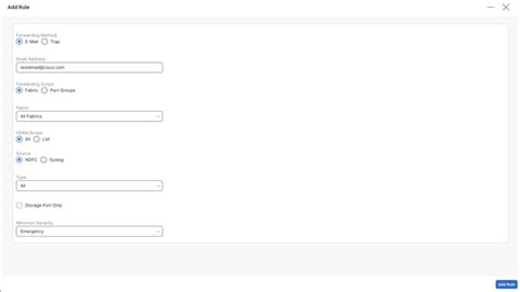 How To Configure Event Forwarding Using Cisco Nexus Dashboard Fabric Controller Cisco