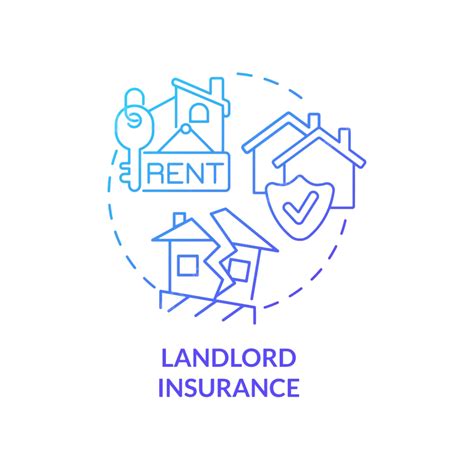 Insurance Concept Vector Art Png Landlord Insurance Blue Gradient