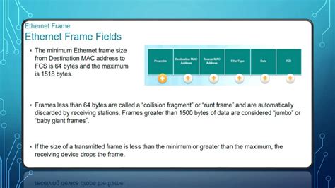 The Ethernet And Mac Address Frame Processing Pptx