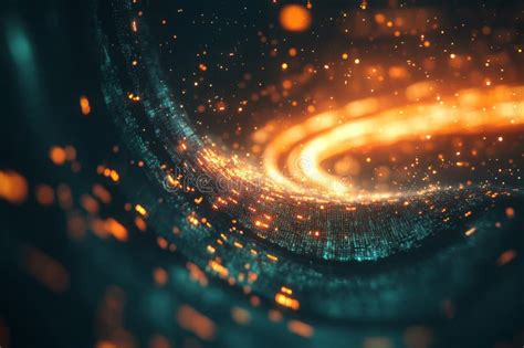 Binary Stream Code Data Flow Stock Illustrations 6525 Binary Stream