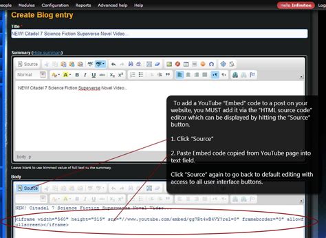 Adding And Embedding Youtube Videos Into Your Drupal Websites