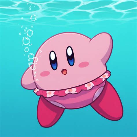 Kirby Floating Underwater Ai By Sergibluebird16 On Deviantart