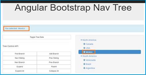Learn Mvc Using Angular Bootstrap Nav Tree