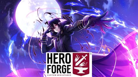 Hero Forge Custom Miniatures From Anime 11 Cid Kagenou Youtube
