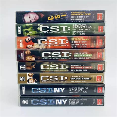 Csi Dvd Bundle Crime Scene Investigation Dvd Lot Seasons Csi Ny Picclick Uk