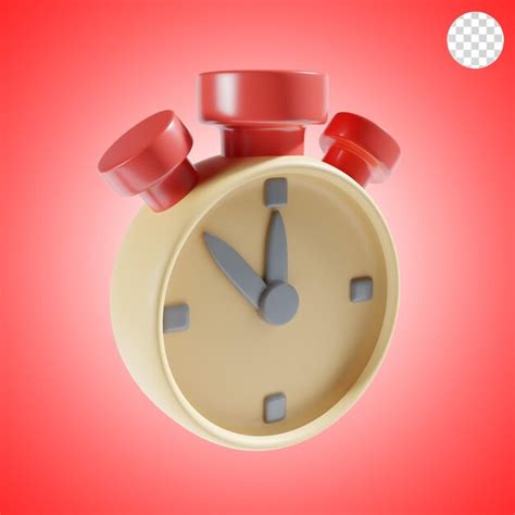Premium Psd Clock Timer Icon 3d Illustration