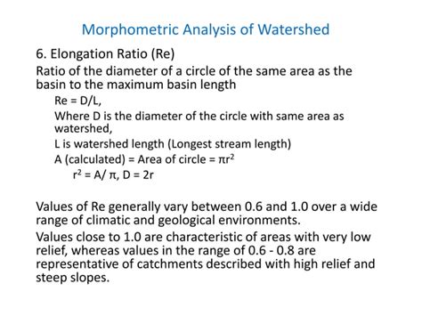 Practical Morphometric Analysis Watershed Pdf