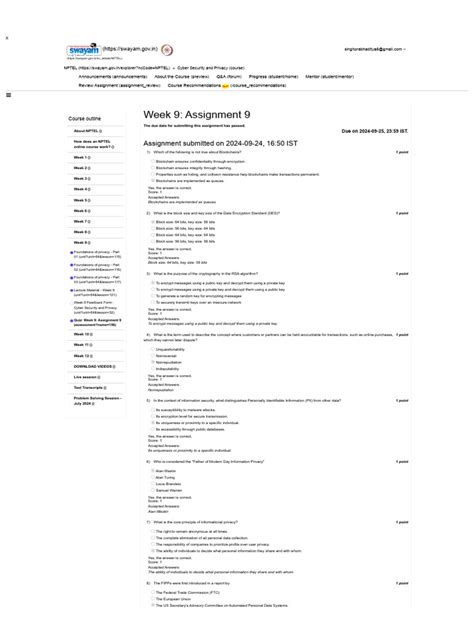 Cyber Security And Privacy Unit 11 Week 9 Pdf Public Key