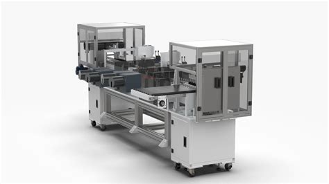 Automatic 18650 Battery X Ray Testing Machine 3d Model Cgtrader