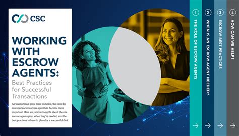 Best Practice Guide For Using Corporate Escrow Services Csc
