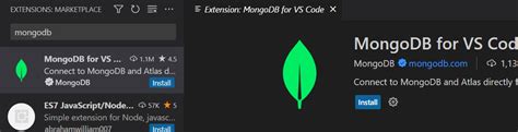Mongodb For Vs Code