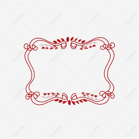 Red Frame Png Transpa Background