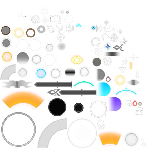 Official Art And Assets Genshin Impact Ui Icon Sprite Atlases