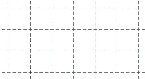 Grid With Dashed Lines