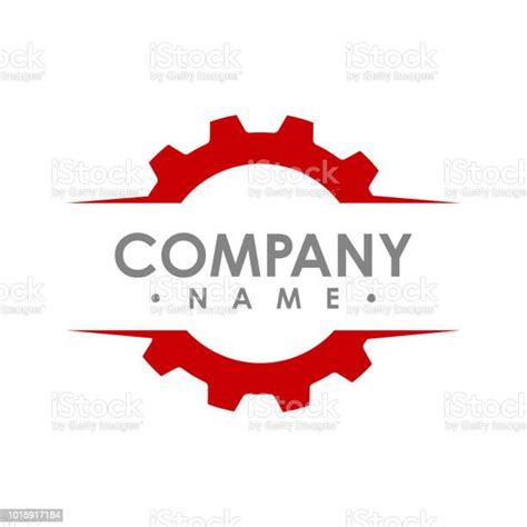 기어 로고 개념 벡터 로고 개념 그림입니다 추상적인 로고 기호입니다 기어 기술 로고입니다 벡터 로고 템플릿입니다 공장 산업