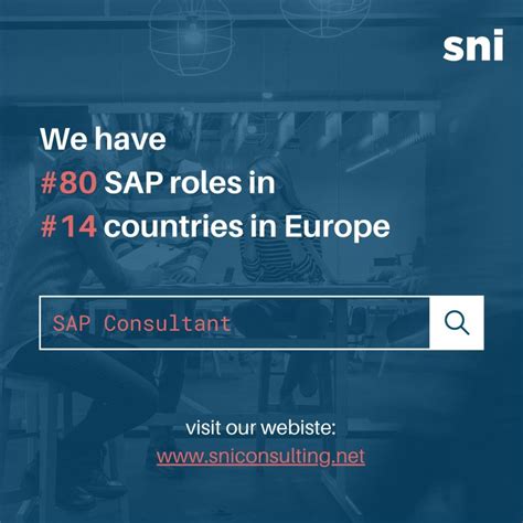Sni On Linkedin Sap Sni Linkedin Sapjobs Sniconsulting