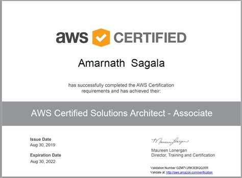 Amarnath Sagala On Linkedin Aws Cloud Awscertified Awscertification Cloudplatform