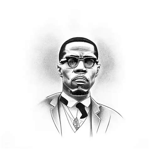 Stencil Malcolm X